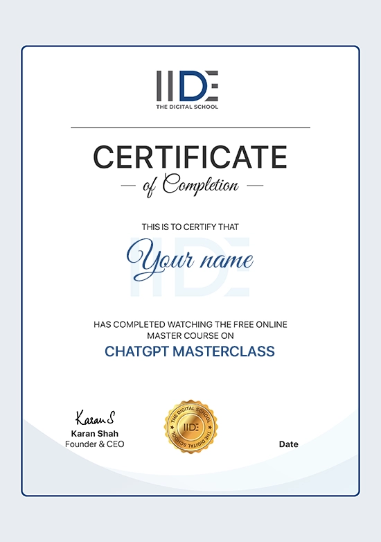 IIDE Masterclass